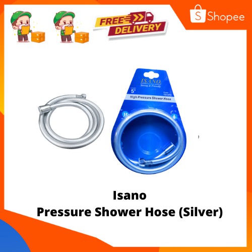 KK Hardware - Isano Premium Pressure Shower Hose (Silver) | Shopee Malaysia