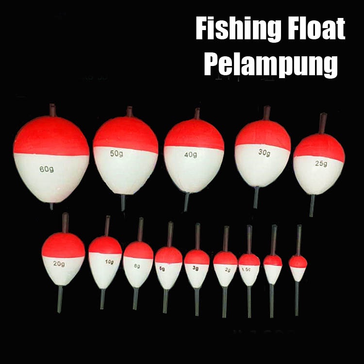 Anh Pelampung Pancing Red White Styrofoam Float 1g 3g 5g 8g 10g 15g 20g ...