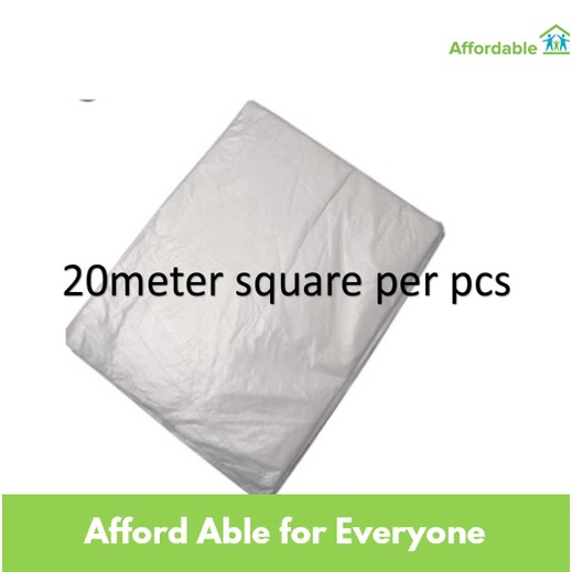 (Sangat berbaloi)Plastik alas cat (5meter x 4meter=20m2) Multipurpose ...