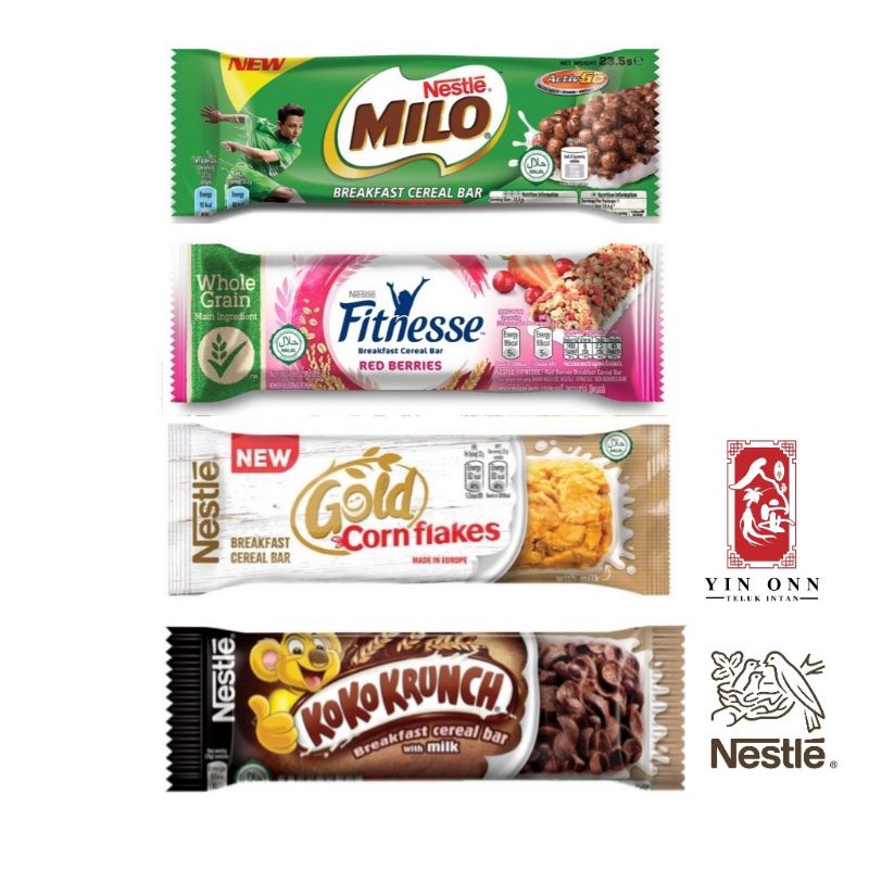 [Nestlé] Cereal Bar (Koko Crunch / Fitness / Gold Cornflakes / Milo ...