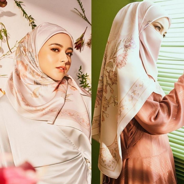 🔥🔥AMORA PRINTED SQUARE BY NAELOFAR🔥🔥 | Shopee Malaysia