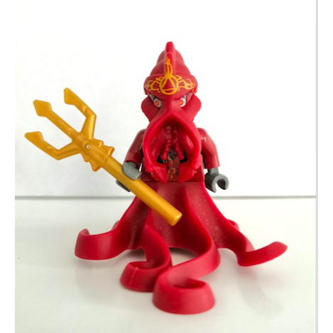 Lego Minifigure- atl007 Atlantis Squid Worrior Octopus (Rare) | Shopee ...