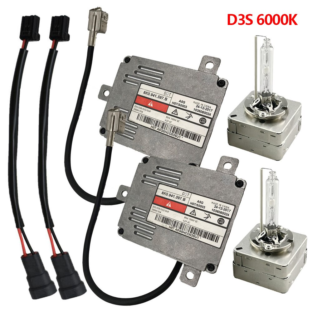 Kit New Headlight Lamp HID Ballast for VW 8K0941597B 8K0 941 597 B ...