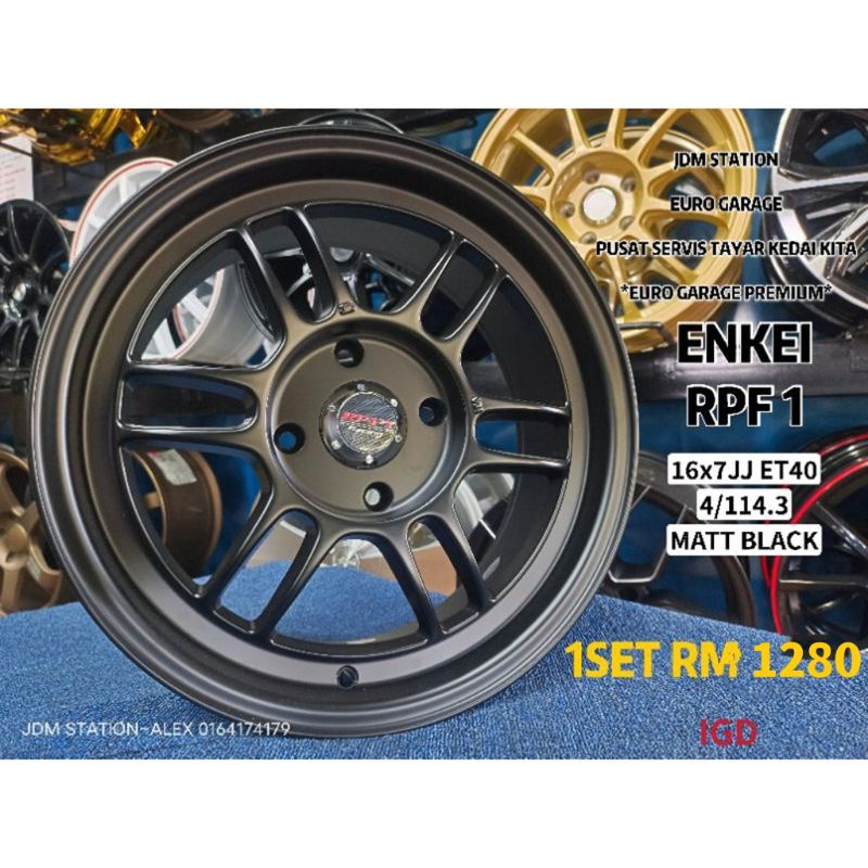ENKEI RPF1 16INC SPORT RIM BARU MYVI VIOS CITY WIRA JAZZ | Shopee Malaysia