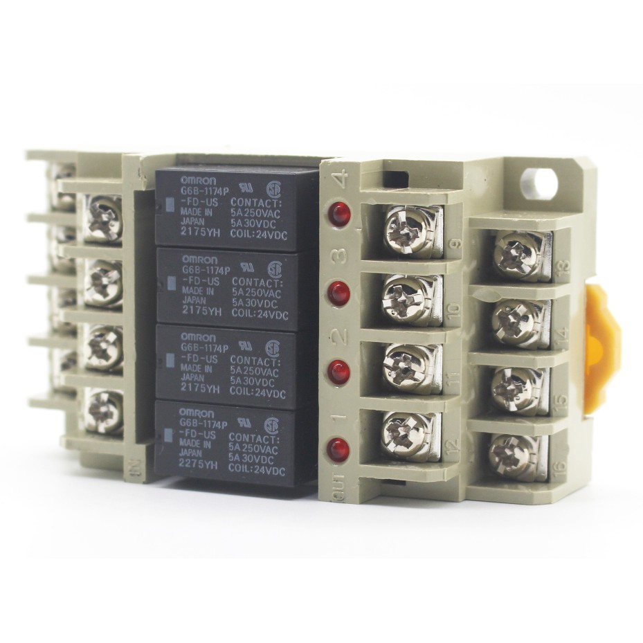 Omron Terminal Relay G6B-4BND (G6B-4BND DC24) | Shopee Malaysia