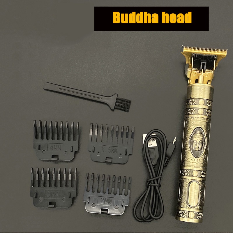 T9 Men's Hair Clipper Elctric Hair Trimmer Four Style 7pcs Sharp ...