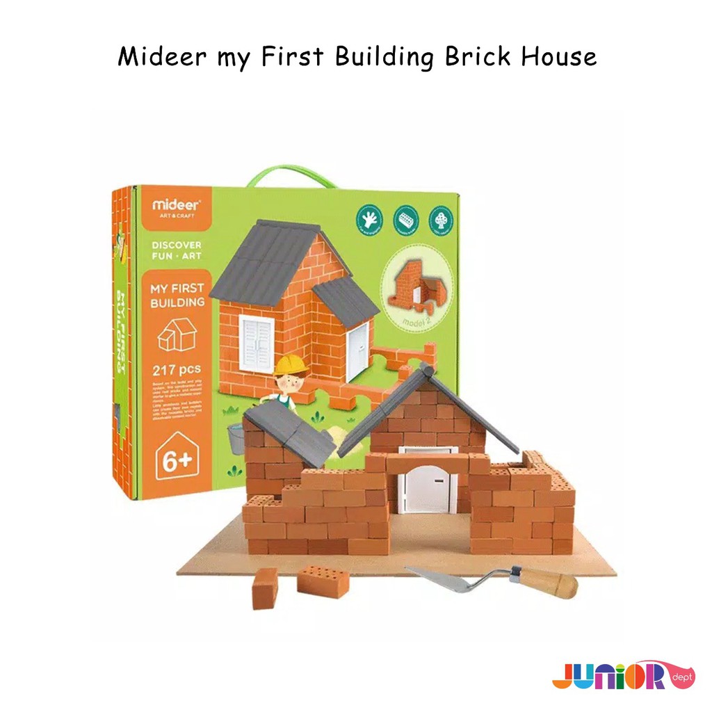 Mideer my First Building Brick House / children's crafts / art and ...