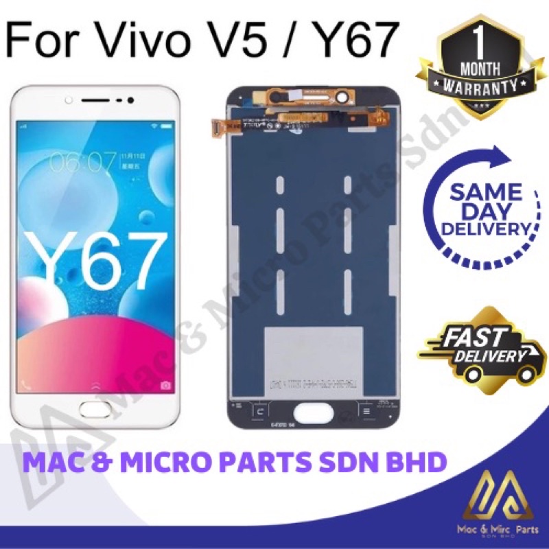 Vivo V5 V5S Y67 Fullset LCD AP Premium Quality Touch Screen Digitizer ...