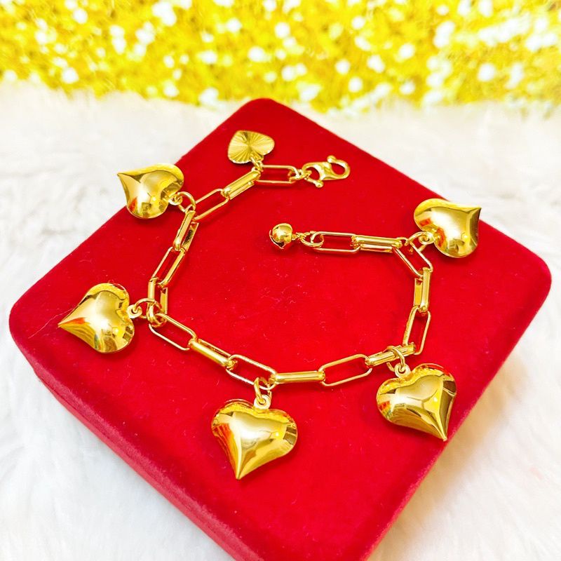 ️ Gelang Tangan Love Latest Cop 916 ️ Emas Korea | Shopee Malaysia