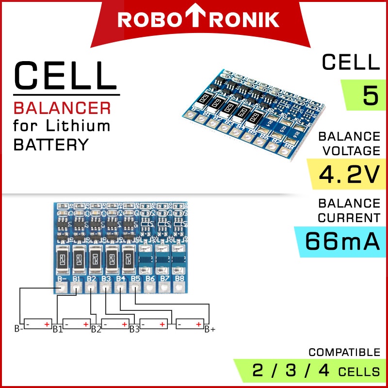 Cell Balancing (Passive Balancer) for BMS (Battery Management System ...