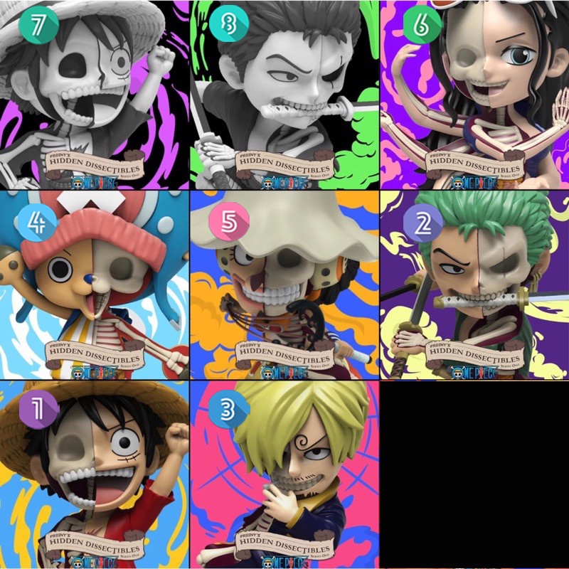 SENSEI ONE Piece Blind Box MONKEY D. LUFFY Sanji Luffy Zoro Usopu ...