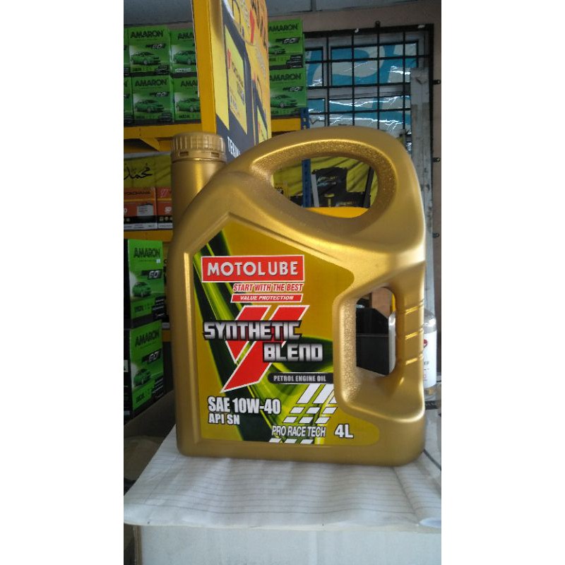 Motolube oil car 10w-40(semi synthetic) | Shopee Malaysia