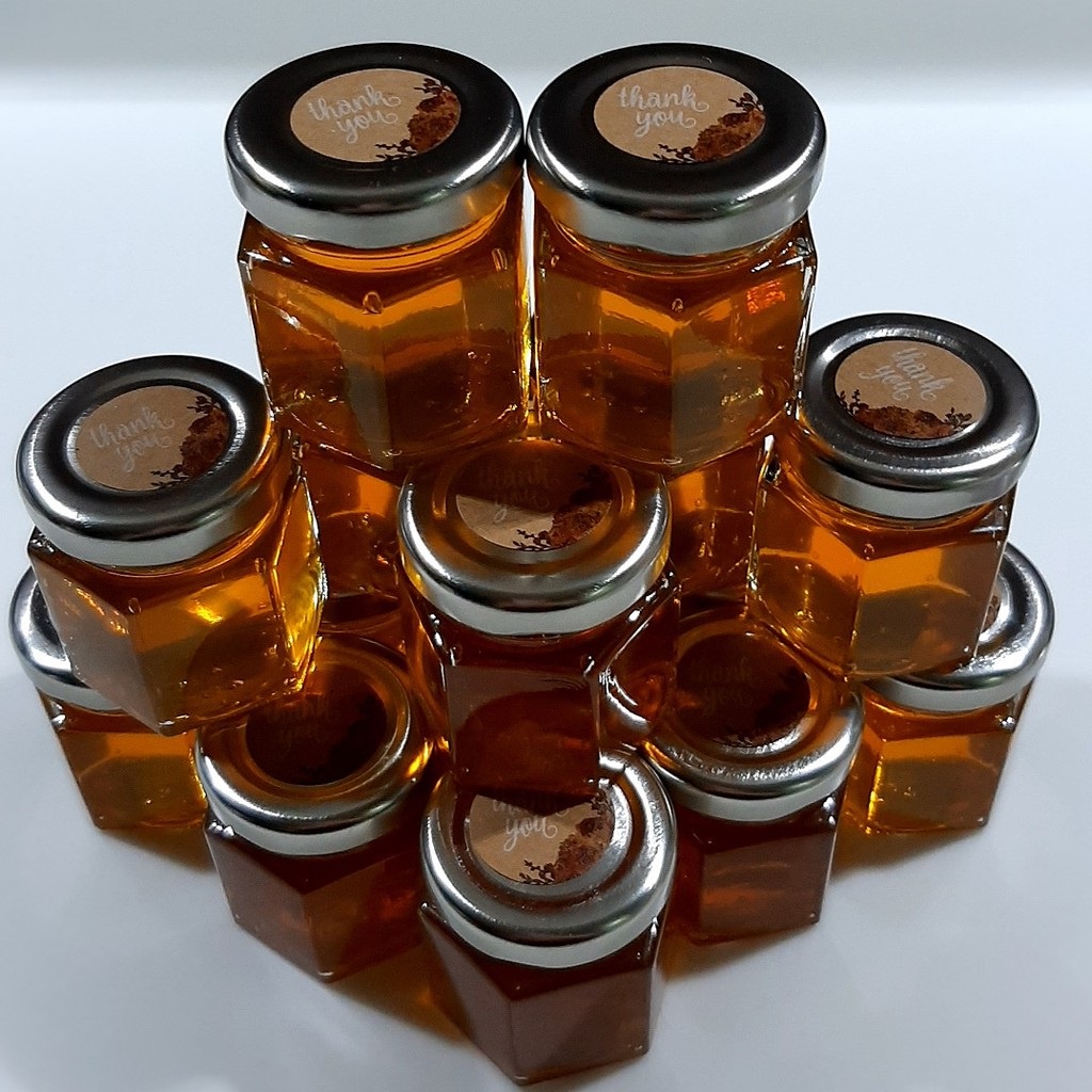 Halal Madu Honey Doorgift 50gr 20 pcs set Jar Murah Best For Wedding ...