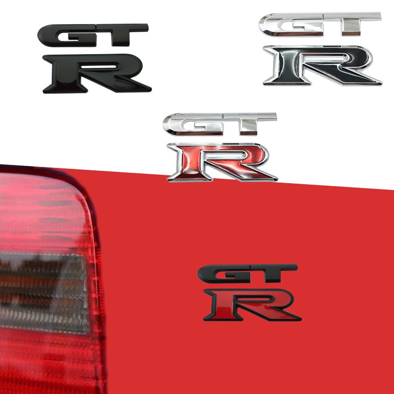 Metal GTR GT R Emblem Sticker Decal For Nissan X-trail CAR Accessories ...