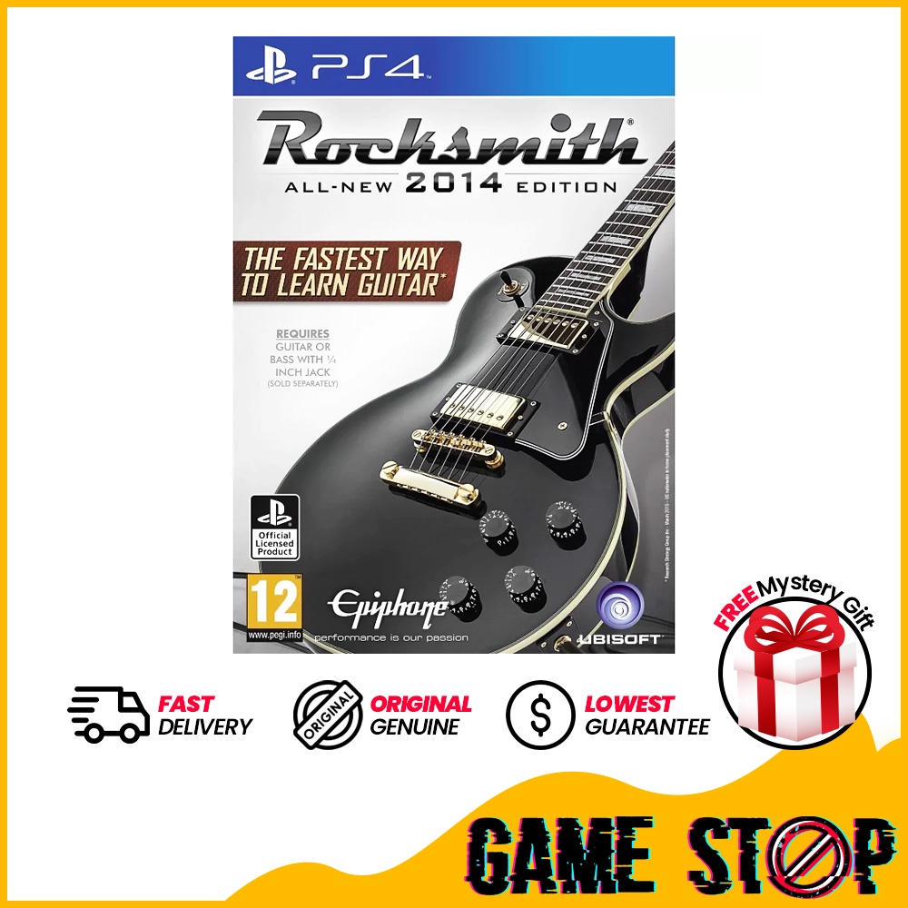 PS4 Rocksmith 2014 Edition with Cable English Version | Shopee Malaysia