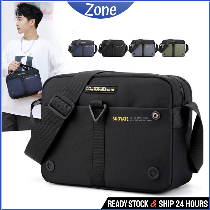 B126 Zone990 Quality Casual Man Men Sling Bag Messenger Bag Crossbody ...