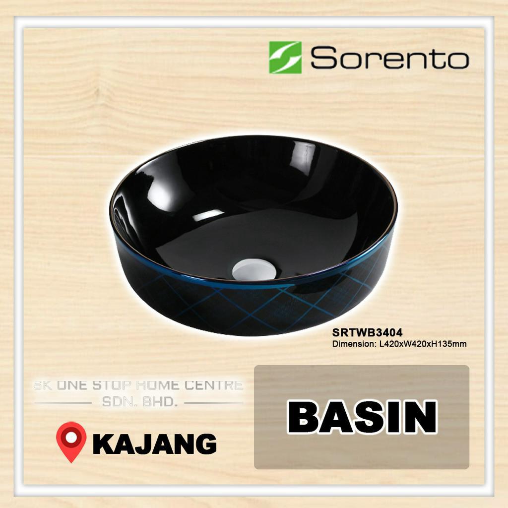 SORENTO Ceramic Wash Basin SRTWB3404 / FIRENZE Series Ultra Thin Edge ...