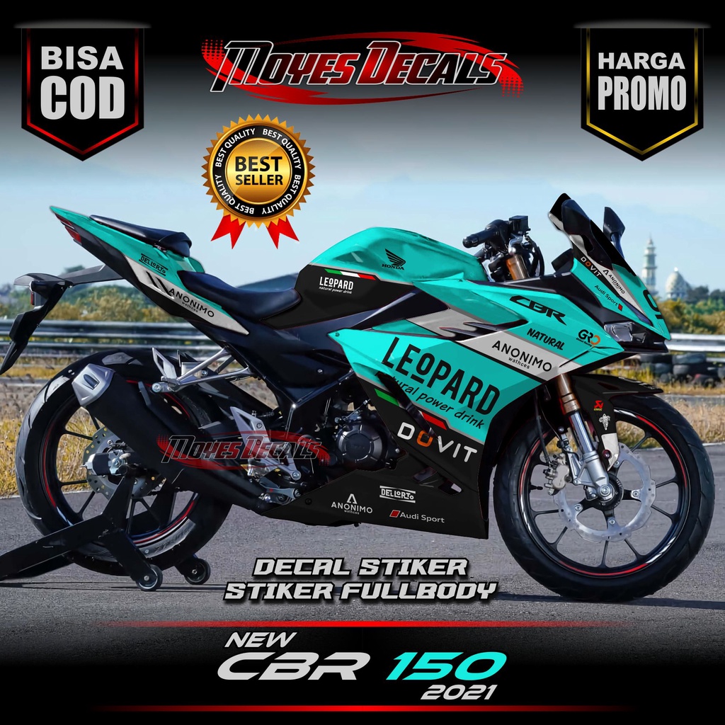 Decal Sticker STRIPING CBR150 R 2021 New Fullbody - Dekal Sticker ...
