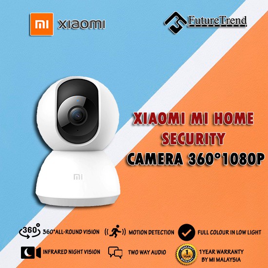XiaoMi Mi Home Security Camera 360° 1080P Full HD Infrared night vision ...