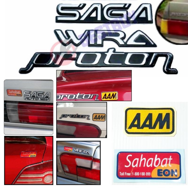 Sticker Epoxy Sahabat Eon AAM stiker proton wira waja arena persona ...