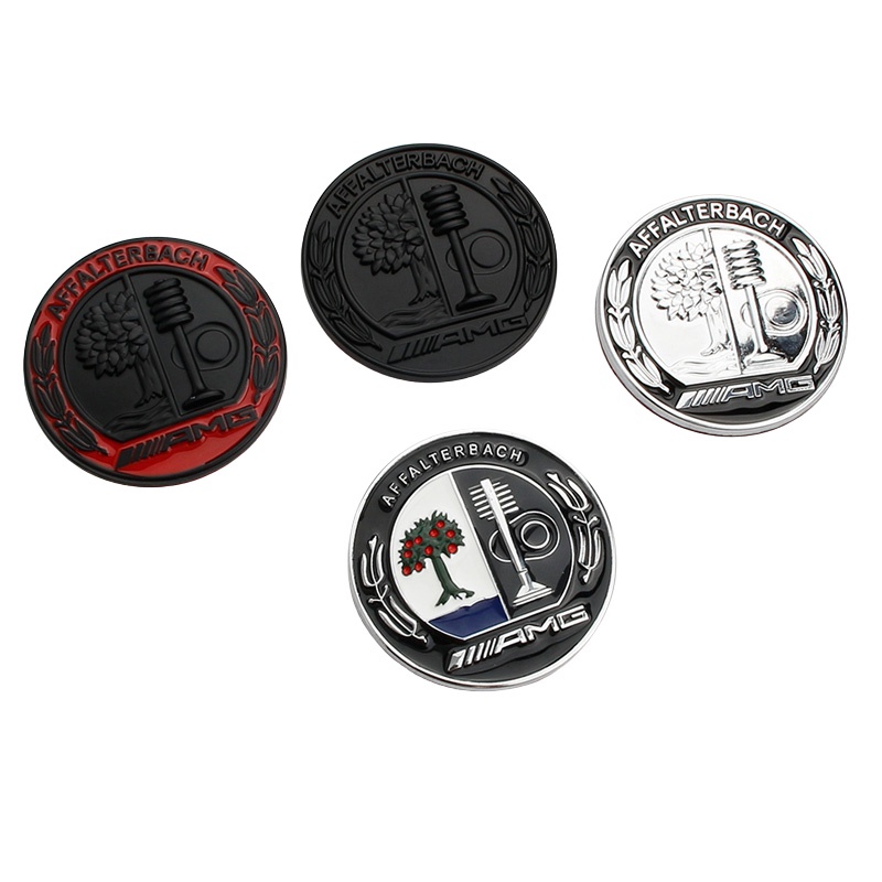 Metal AMG Logo Apple Tree Car Auto Decorative Emblem Badge Sticker ...