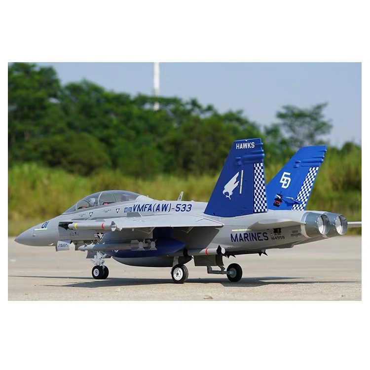 FMS F/A-18 80mm EDF RC Plane Jet Maverick Ready Stock Malaysia | Shopee ...