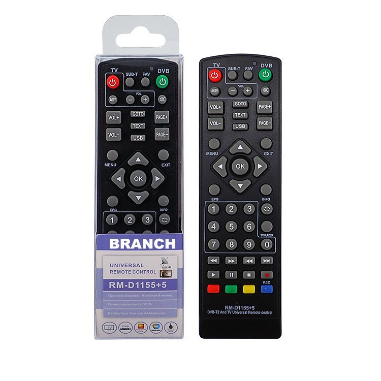 HUAYU Universal TV Remote Control Controller DVB-T2 Remote RM-D1155 ...