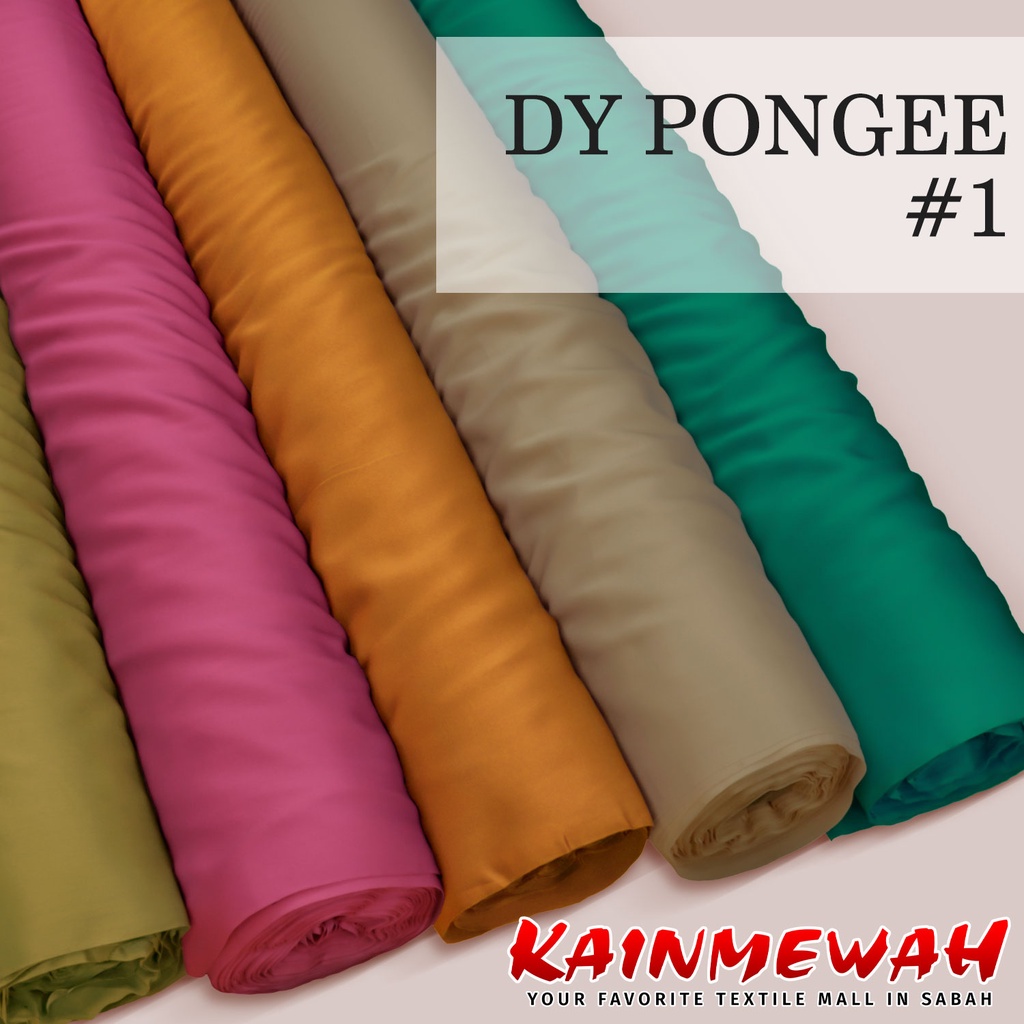[READY STOCK] KAINMEWAH PREMIUM DY PONGEE KAIN LINING FABRIC 45