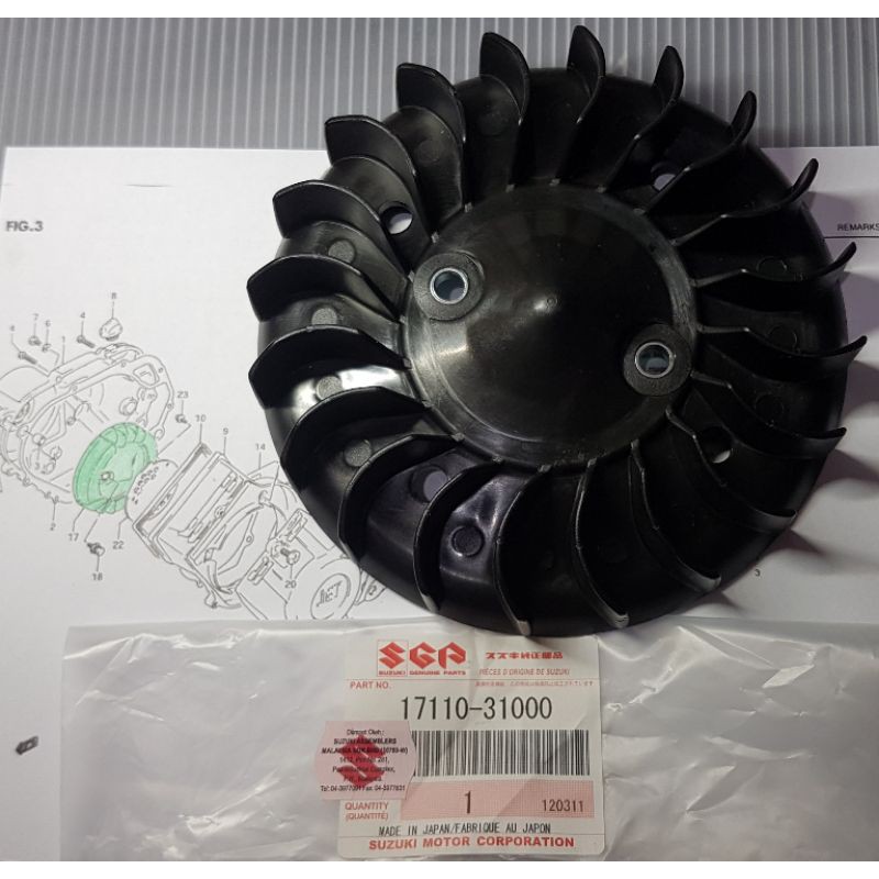RGS RGV RGX COOLING FAN / KIPAS ORIGINAL (SGP) | Shopee Malaysia