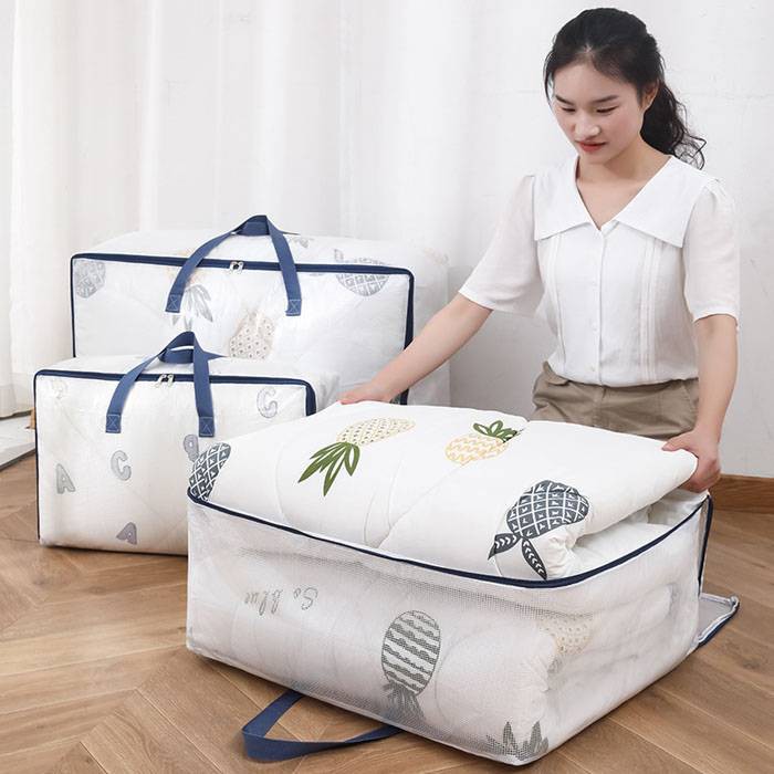 PEVA Beg Toto Waterproof Transparent Large Capacity Clothing Storage ...