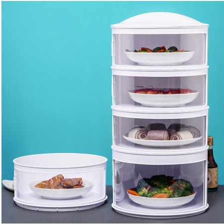 5 Layer Food Container/Food Storage/Food Cover (Stacking Dish Cover ...