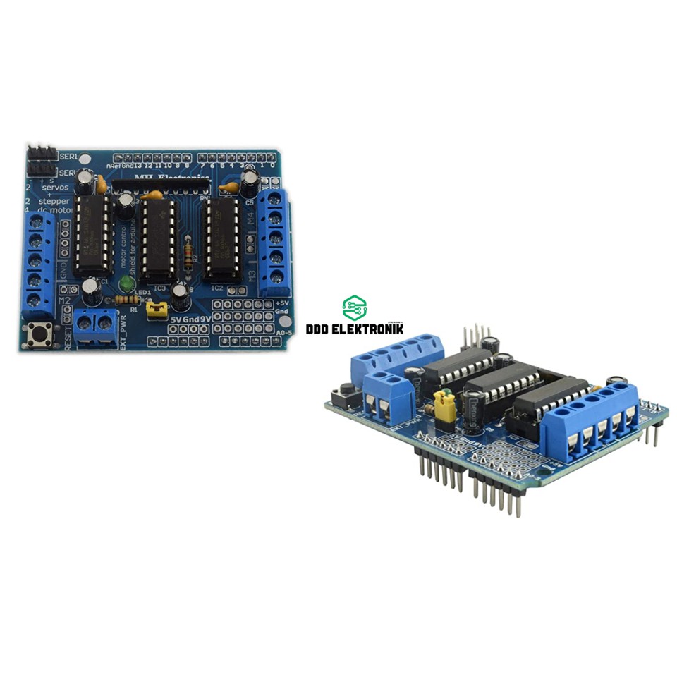 L293D L293 Motor Shield Stepper Driver Board Control Module Motor Drive ...