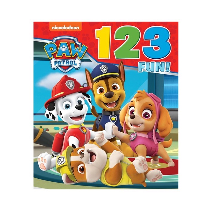 Paw Patrol 123 Learn Numbers & Counting Fun Board Book For Kids ...