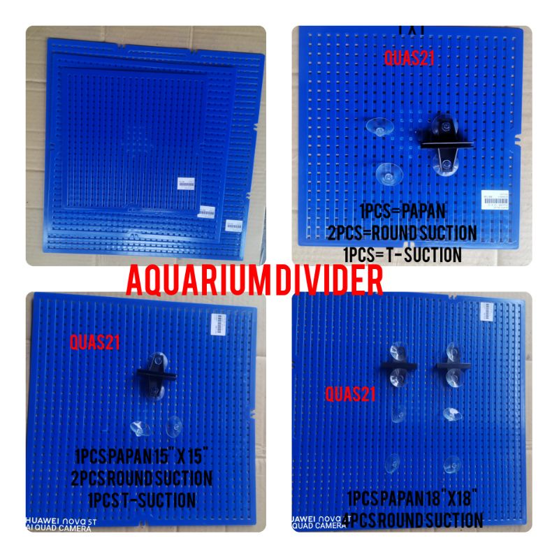 BLUE DIVIDER / PENGHADANG AQUARIUM | Shopee Malaysia
