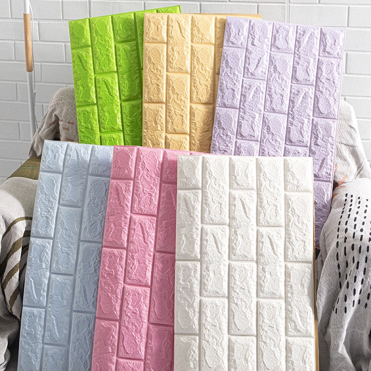 Wallpaper dinding 3D sticker Wall Stickers wallpaper dinding Foam ...