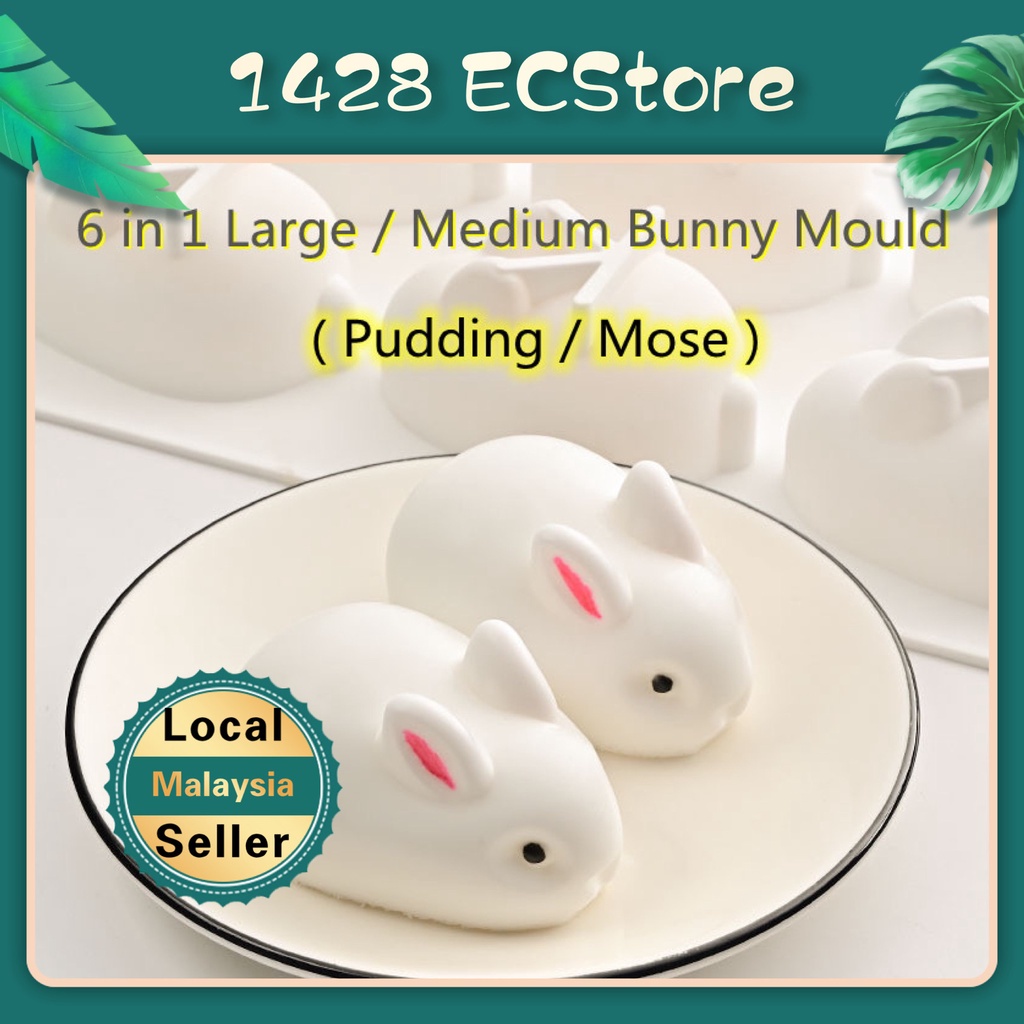 Goods in stock🔥 Ready Stock 🔥6 in 1 Cavity Silicone 3D Bunny / Rabbit ...