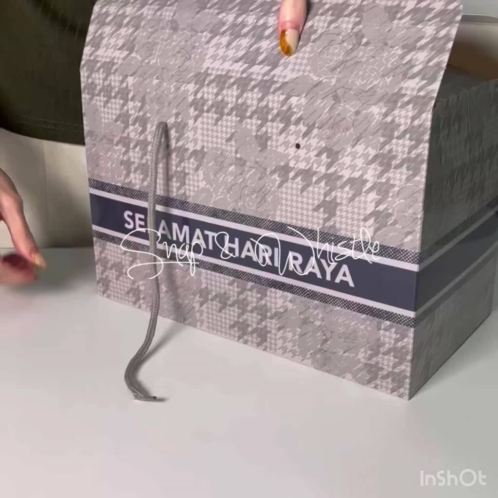 2025 BIG SIZE Hari Raya Gift Box Kotak Kuih Raya Aidiladha Packaging ...