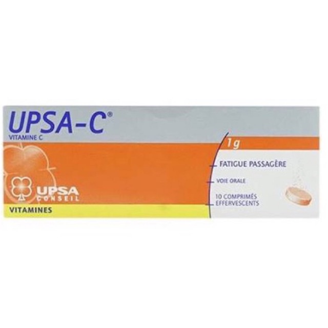 Upsa-c 1g tube of 10 tablets to support vitamin c deficiency, increase ...