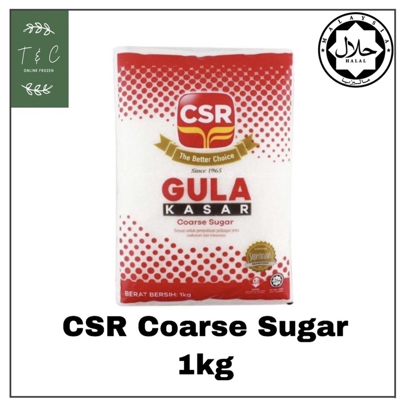 CSR Coarse Sugar 1kg | Shopee Malaysia