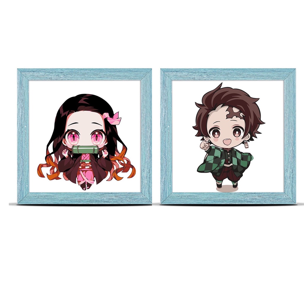 [READY STOCK] DIY CANVAS PAINTING BY NUMBERS (DEMON SLAYER) 鬼滅之刃系列数字油画 ...