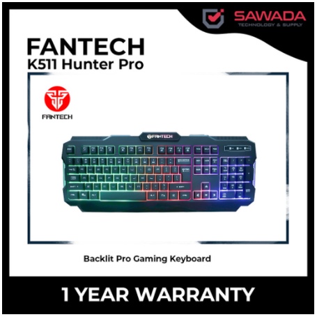 FANTECH K511 Hunter Pro Backlit Pro Gaming Keyboard | Shopee Malaysia