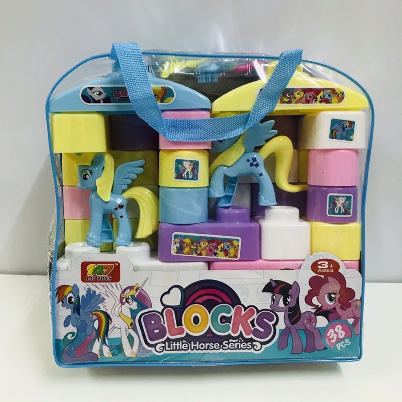 Little Pony Blocks (38pcs) | Shopee Malaysia