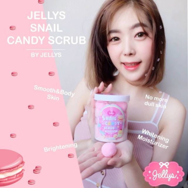Jellys Snail Candy Body Brighten Up Scrub【3 or 16 Balls】100% Authentic ...