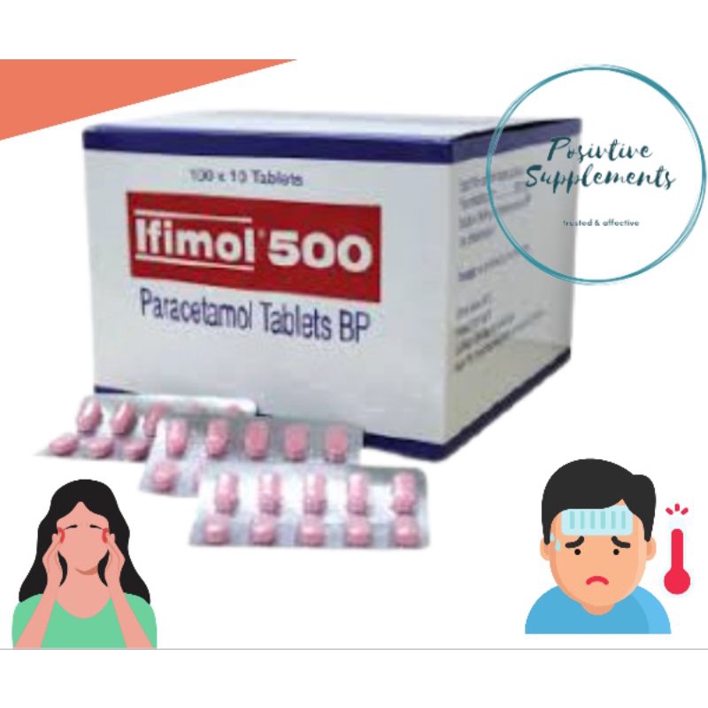 IFIMOL PARACETAMOL PCM TABLET UNIMED 500MG 100 X 10s | Shopee Malaysia