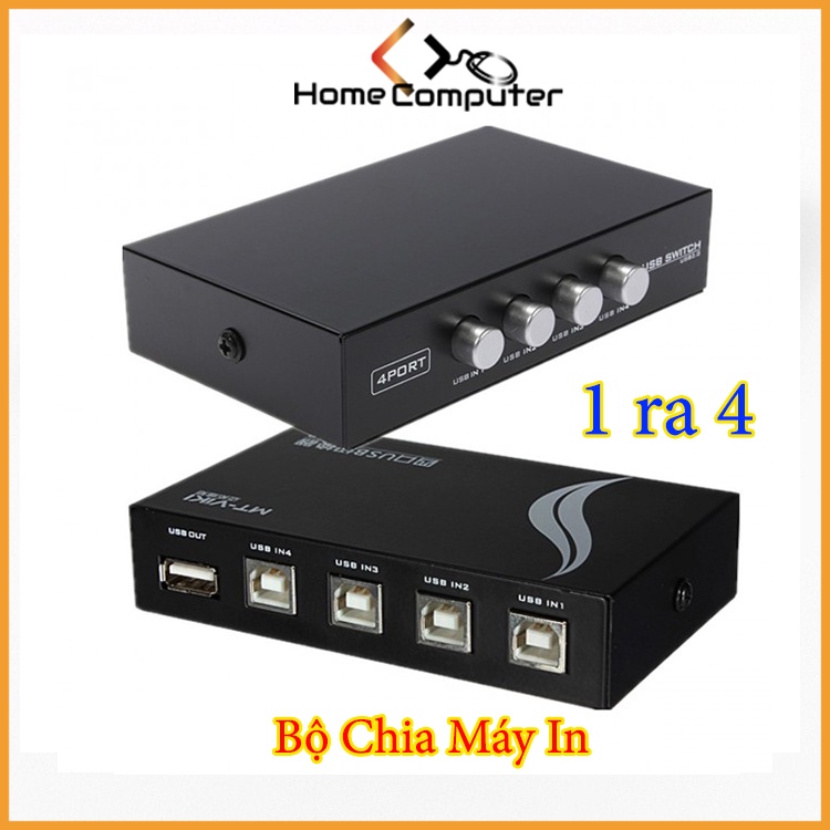Printer splitter to 2 ports, 4 ports. Home Computer | Shopee Malaysia