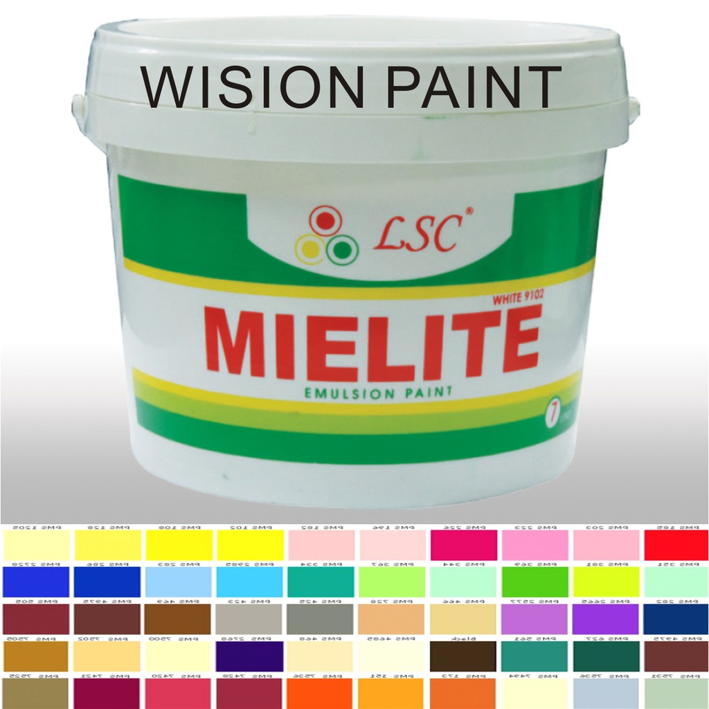 7L LSC Mielite Emulsion paint Interior / cat rumah dalam | Shopee Malaysia