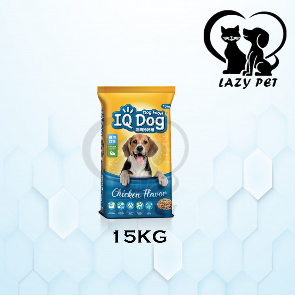 IQ Dog Dry Food Chicken Beef Lamb Salmon 13.5KG / 15KG | Shopee Malaysia
