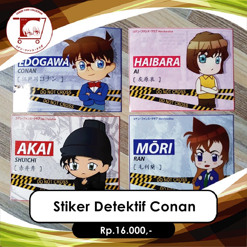 Detective Conan Detective Conan Anime Character Stickers | Shopee Malaysia