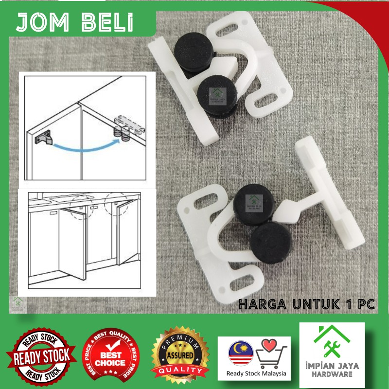 🌱IMP🌱QUALITY PVC Double Roller Catches Twin Ball Catch Cabinet Cupboard ...