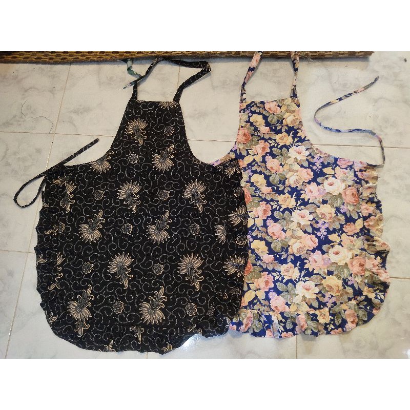 Apron batik viral custom made | Shopee Malaysia